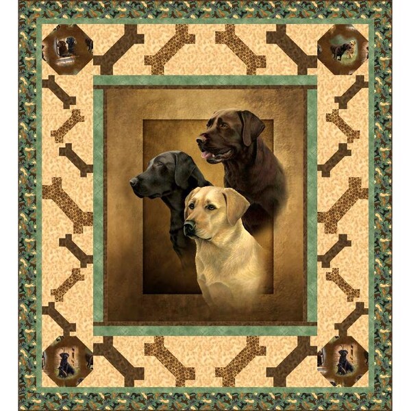 Lab Quilt Panel - Etsy