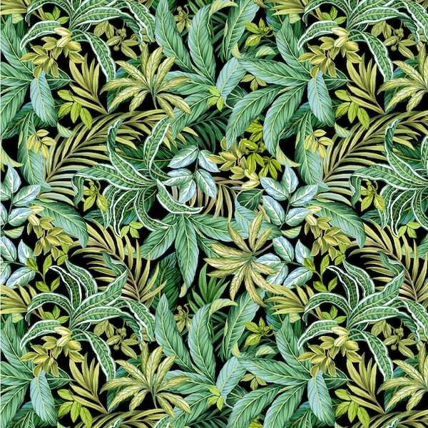 Jungle Print Fabric - Etsy