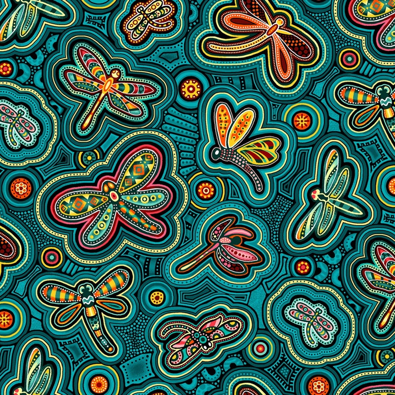 Dragonfly Fabric - Etsy