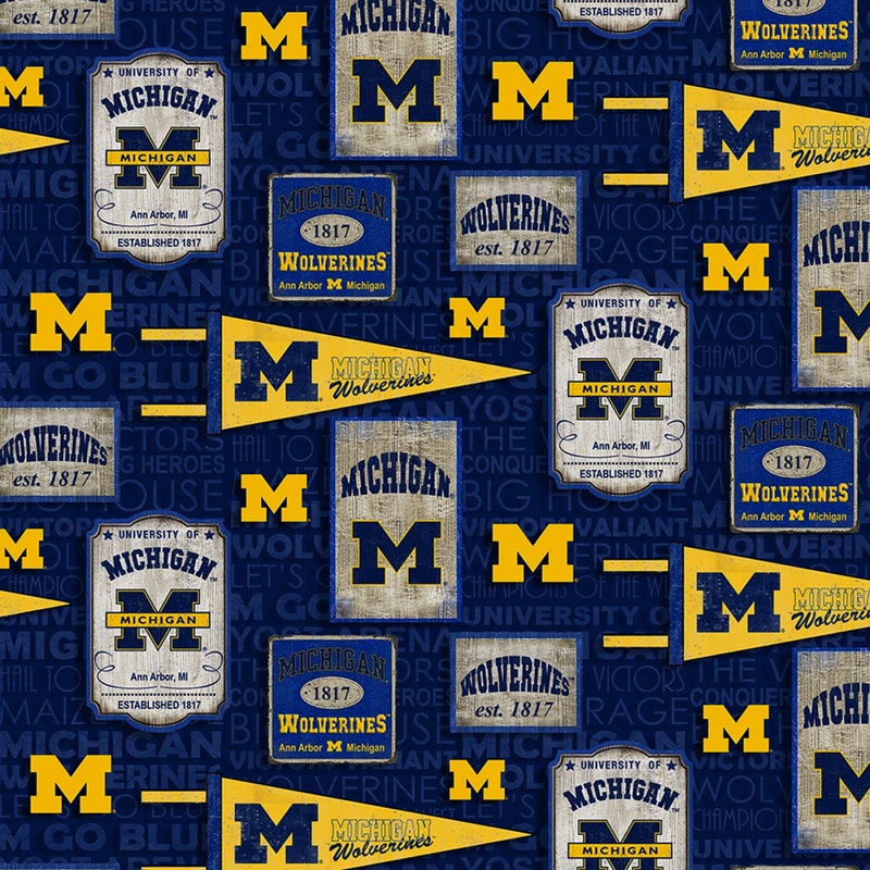 U of M Fabric - Etsy