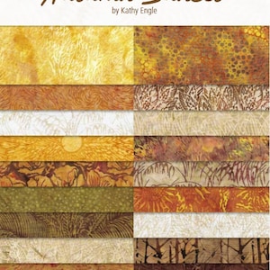 Island Batik~autumn Sunset~trees in the Garden~nutmeg~cotton Batik ...