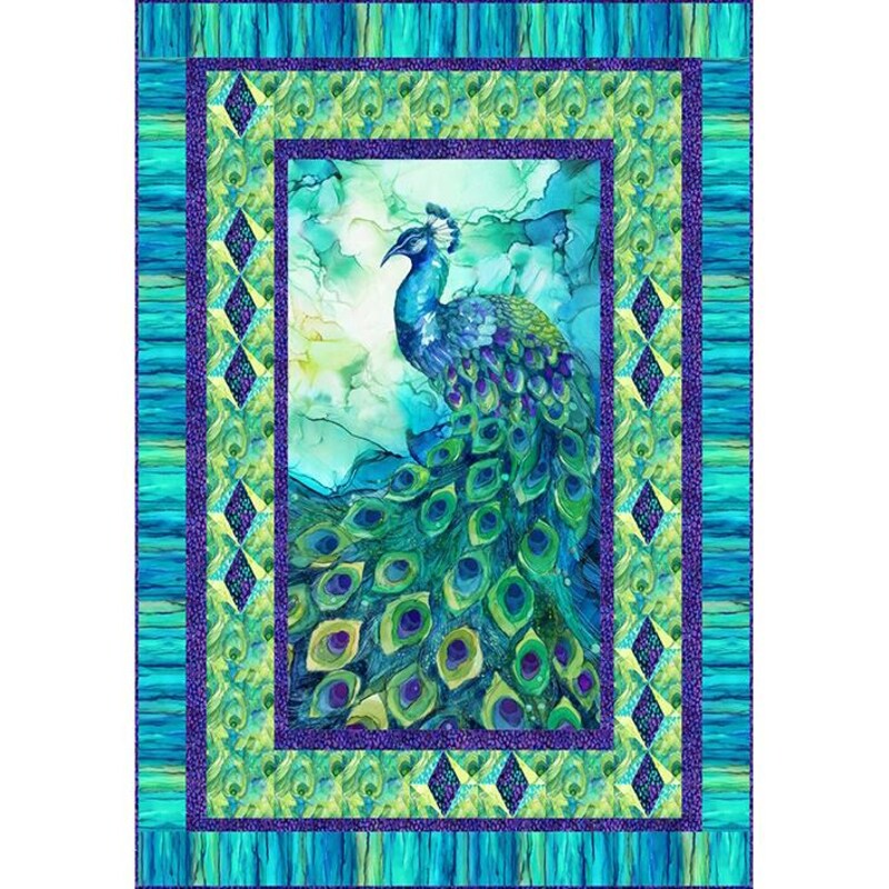 Peacock Quilt - Etsy