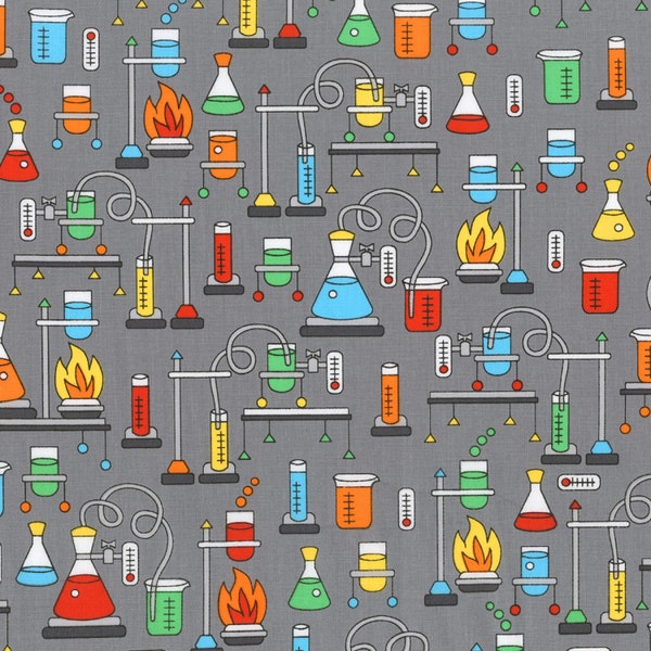 Science Fabric - Etsy
