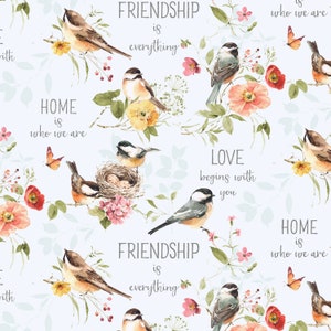 Quilt Kit~blessed by Nature~99" X 109" English Garden Floral Queen Size ...