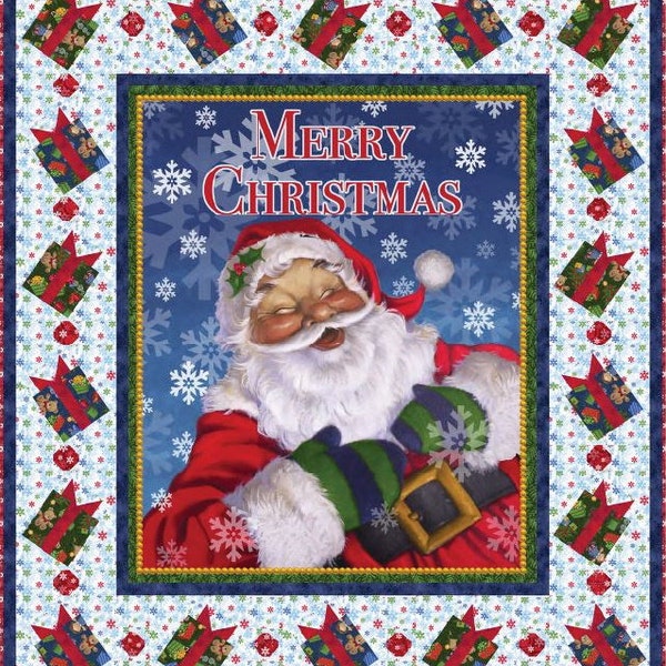 Santa Quilt Pattern - Etsy