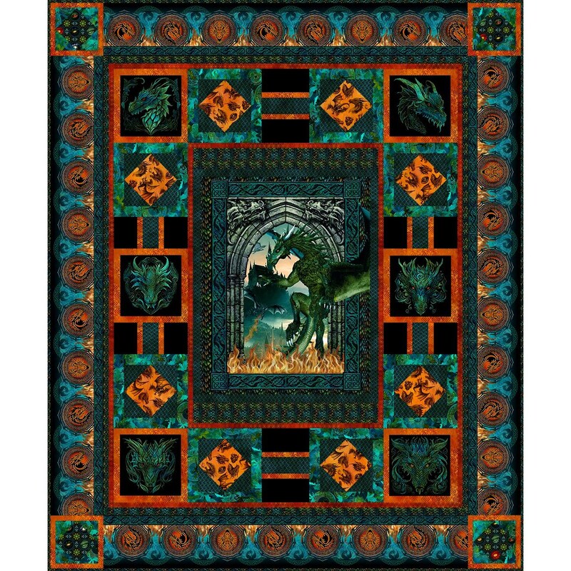 Dragon Fabric - Etsy