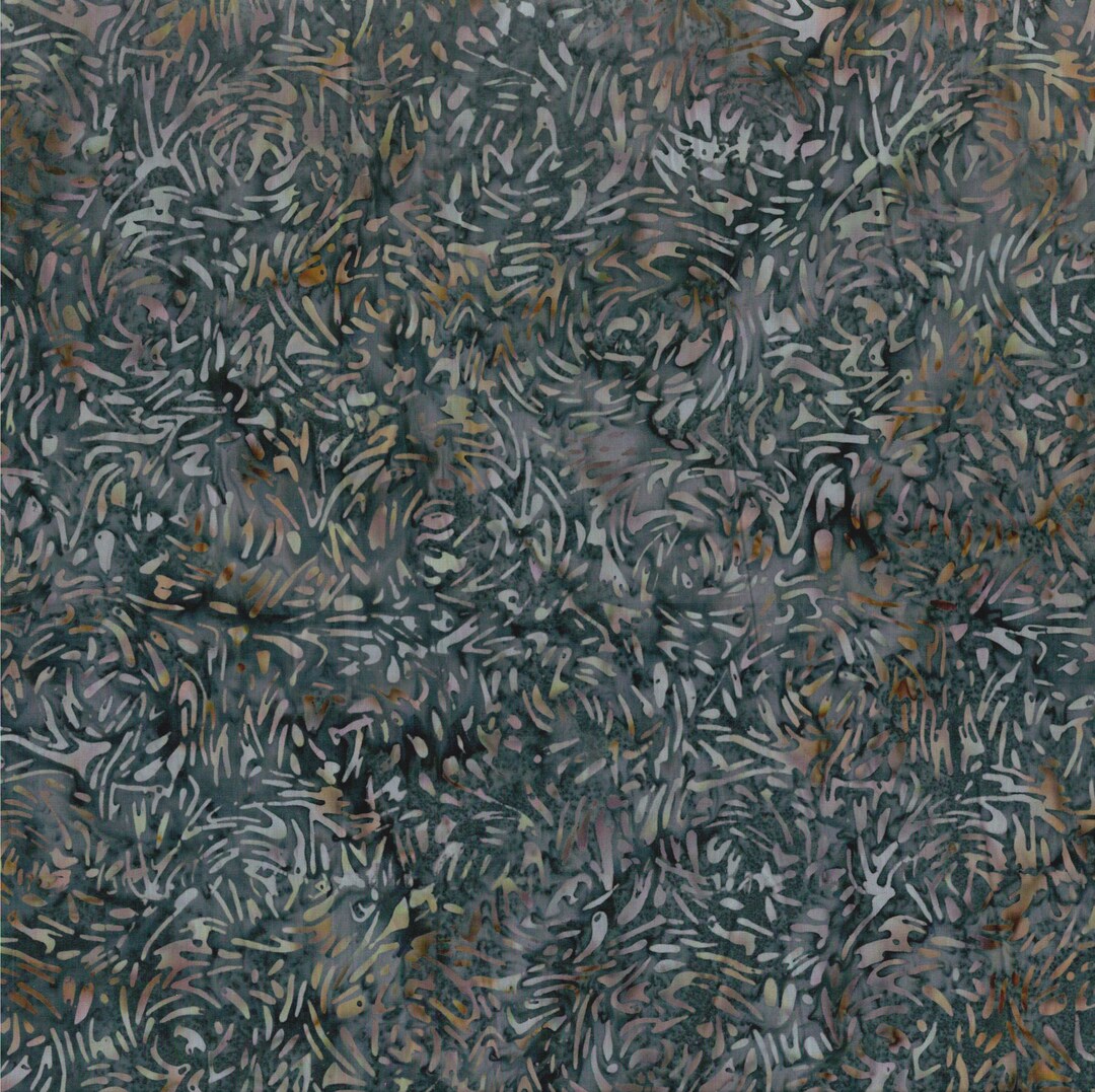 Banyan Batiks~bffs~smoke~cotton Batik Fabric by the Yard or Select ...