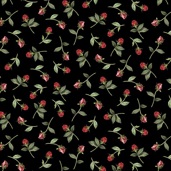 Black Fabric Roses - Etsy