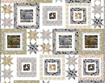 Quilt Kit~2m~80" X 80" Jelly Fish Batik Block Quilt (includes Pattern ...