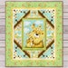 Susybee - Lyon the Lion - Spirals - Aqua - Cotton Fabric by the Yard or ...