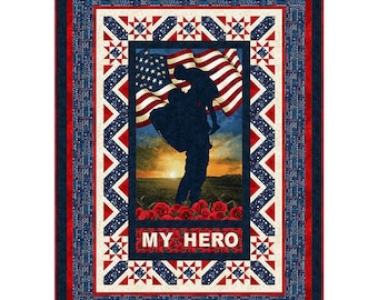 Quilt Kit~1000 Words~86" X 91" First Light Panel Full Size Quilt ...