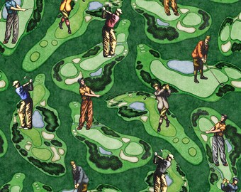 Golf Course Fabric | Etsy