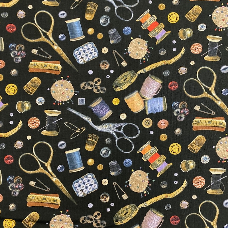 Sewing Theme Fabric - Etsy