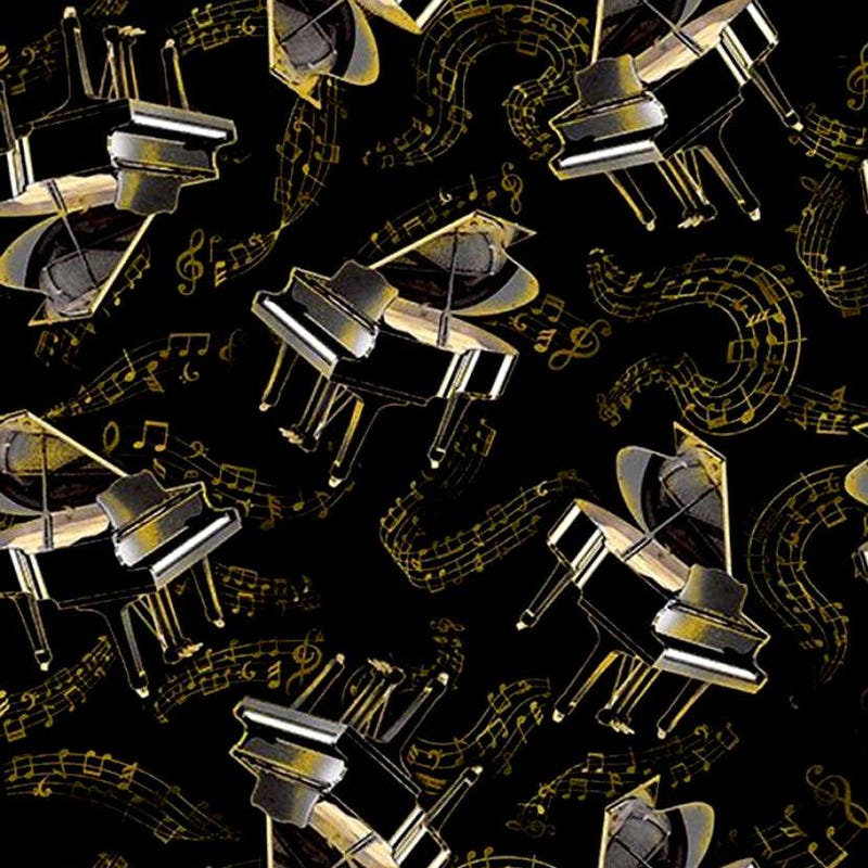 Gold Music Note - Etsy