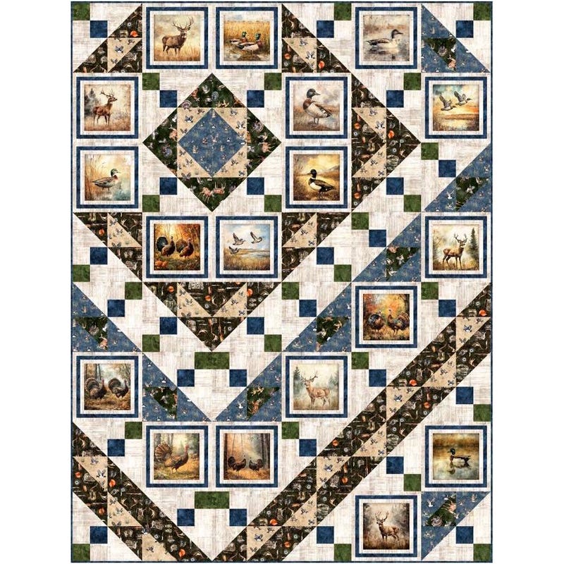 Forest Theme Quilt Fabric - Etsy