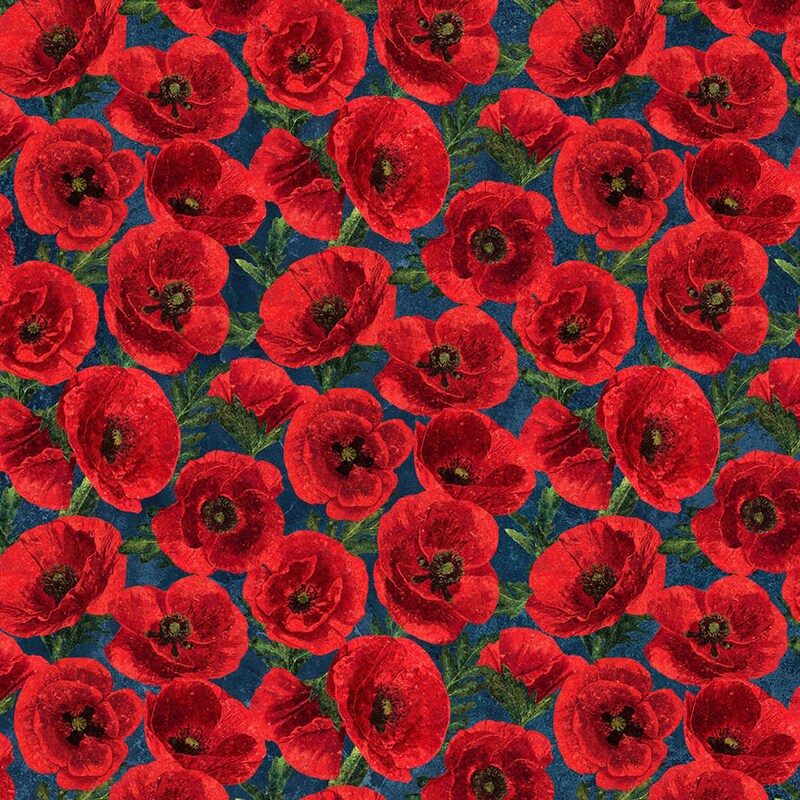Poppy Fabric - Etsy Canada