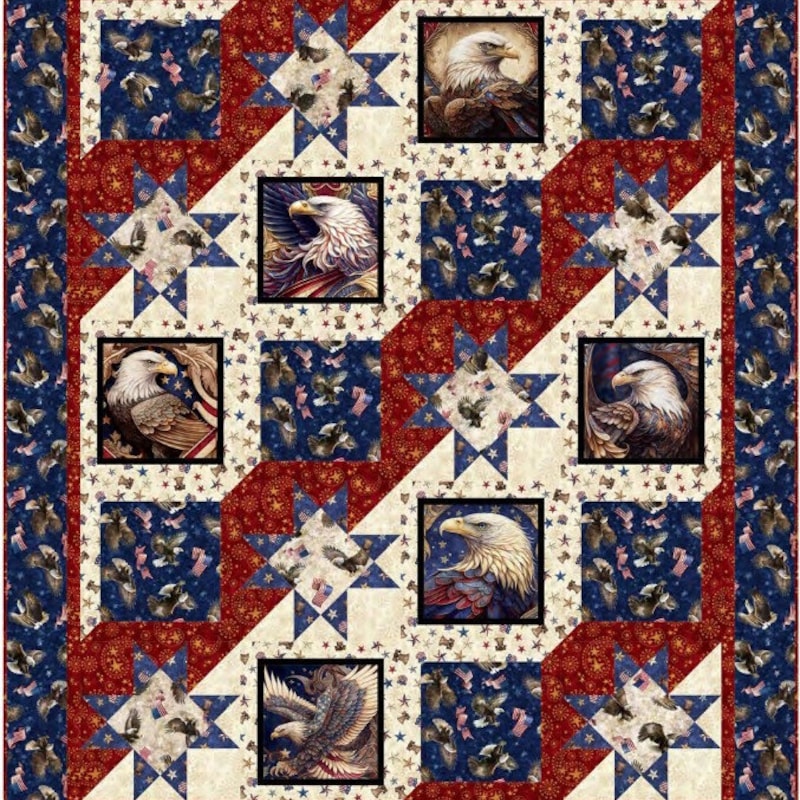 Eagle Quilt Pattern - Etsy