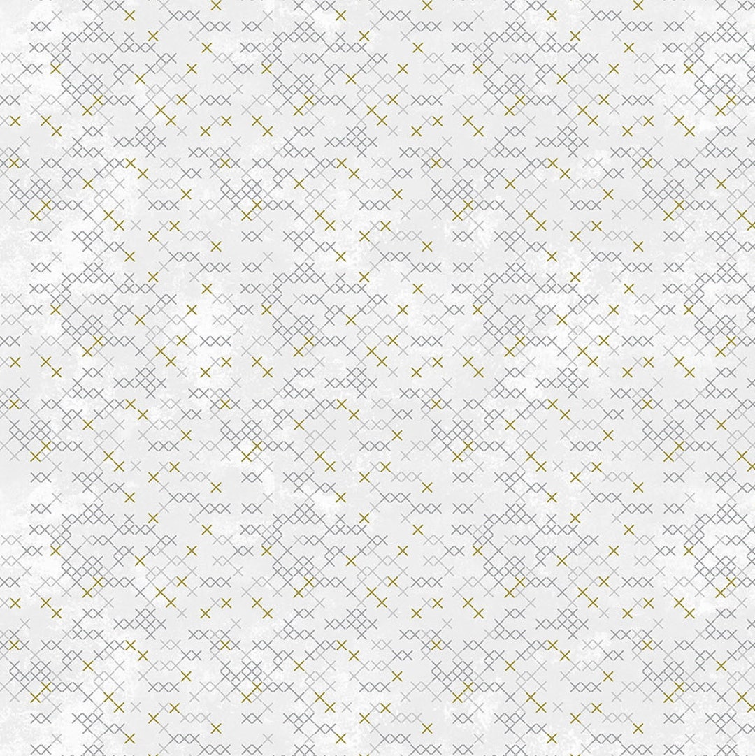 EOB Figo Bijou Twinkle W/ Metallic Gold Opal Cotton Fabric by the Yard ...