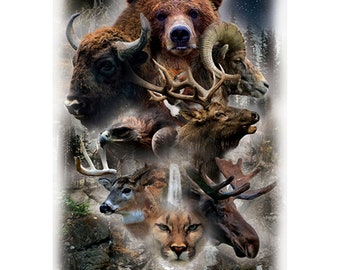 Call of the Wild Fabric Panel by Hoffman Fabrics - Etsy