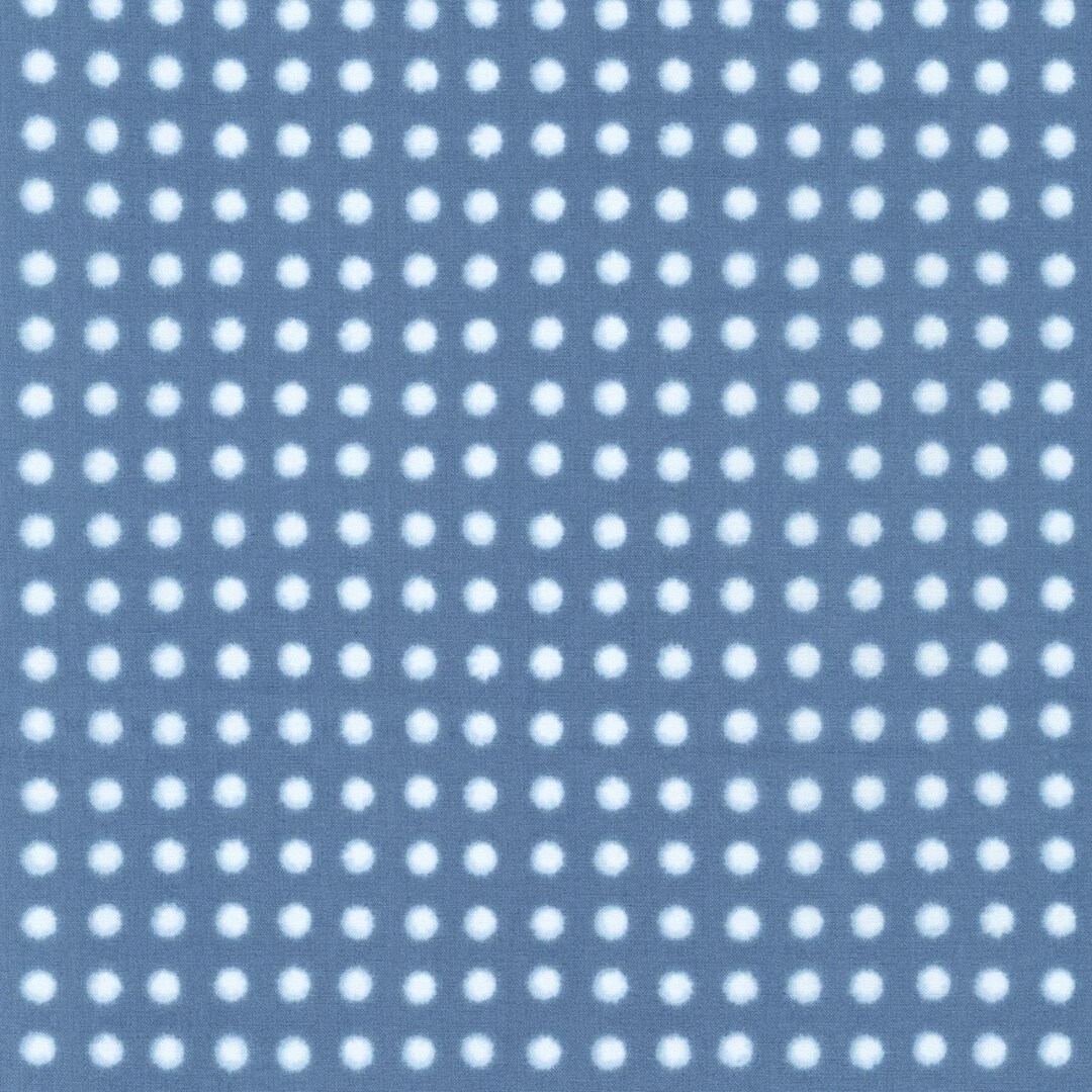 Robert Kaufman Shibori Blues White Dots Blue Cotton Fabric by the Yard ...