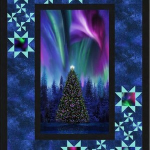 Timeless Treasures~winter Solstice~aurora Borealis Christmas Lights ...