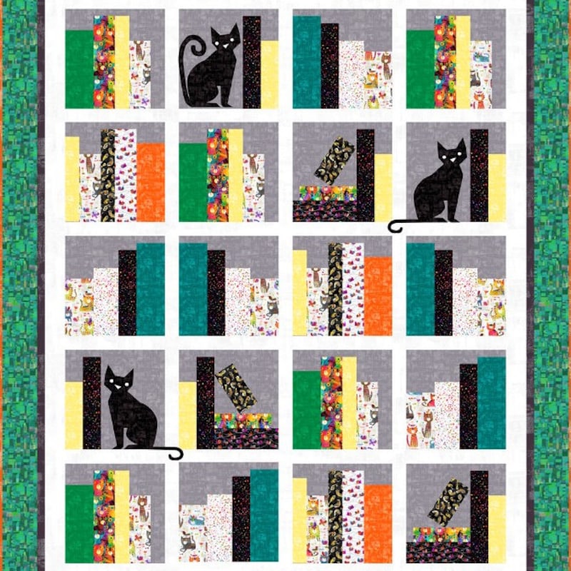 Bookshelf Quilt Pattern - Etsy