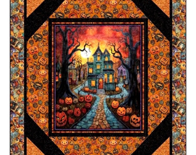Available Now: Spooky Halloween Quilt, Throw Size - Etsy