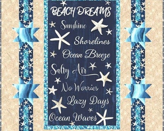 Beach Quilt Panel - Etsy