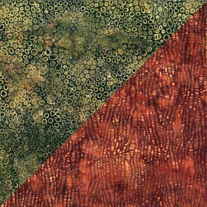 Quilt Kit~bonaventure~60" X 60" Forest Floor Batik Throw Quilt (includes Pattern & Fabric for ...