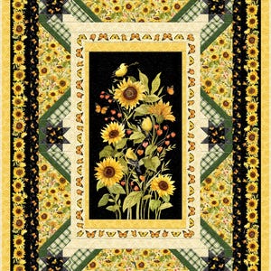 Wilmington Prints~sunflower Splendor~leaf Toss~cream~cotton Fabric by ...