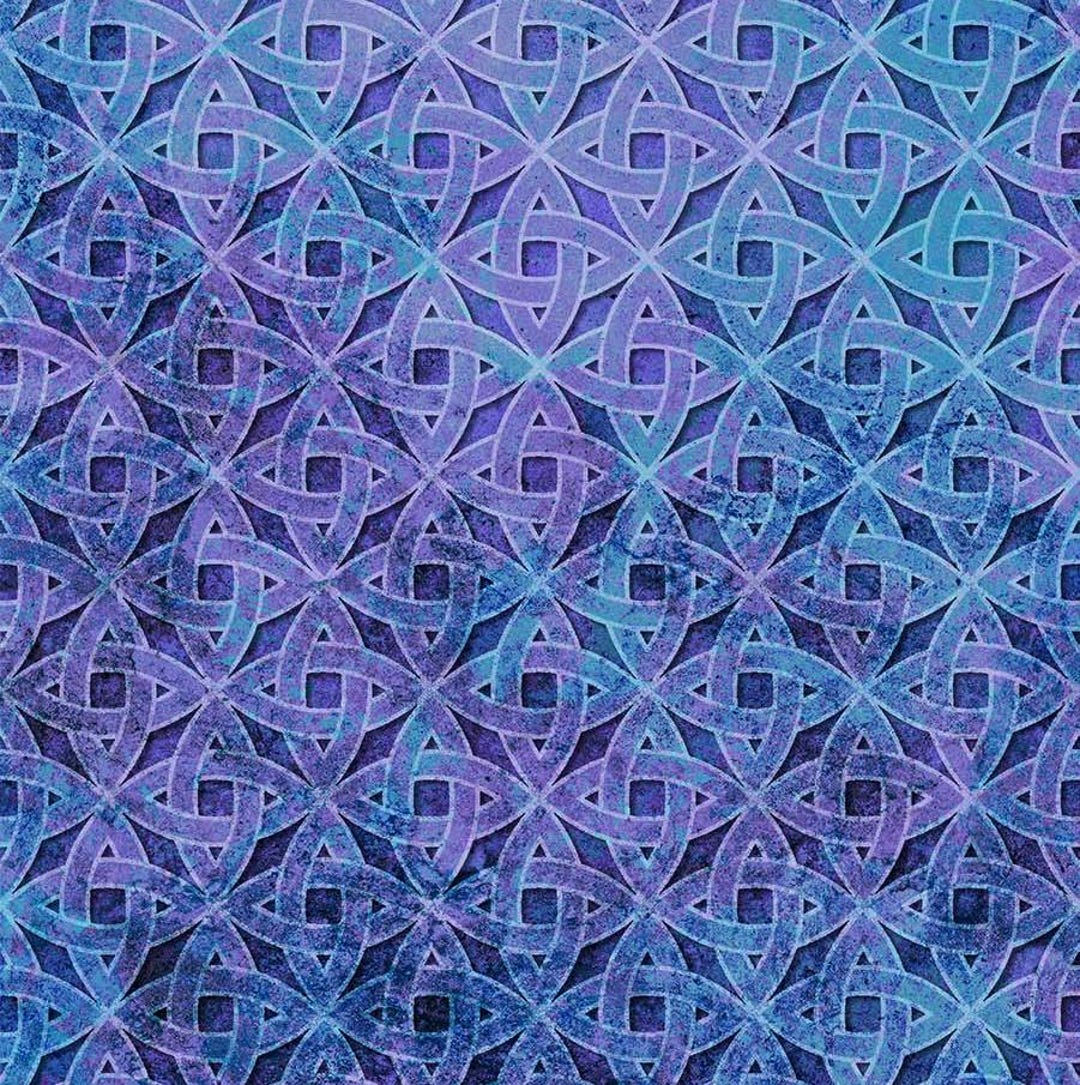 Eob~northcott~stonehenge Celtic Roots~celtic Circles~purple/multi ...