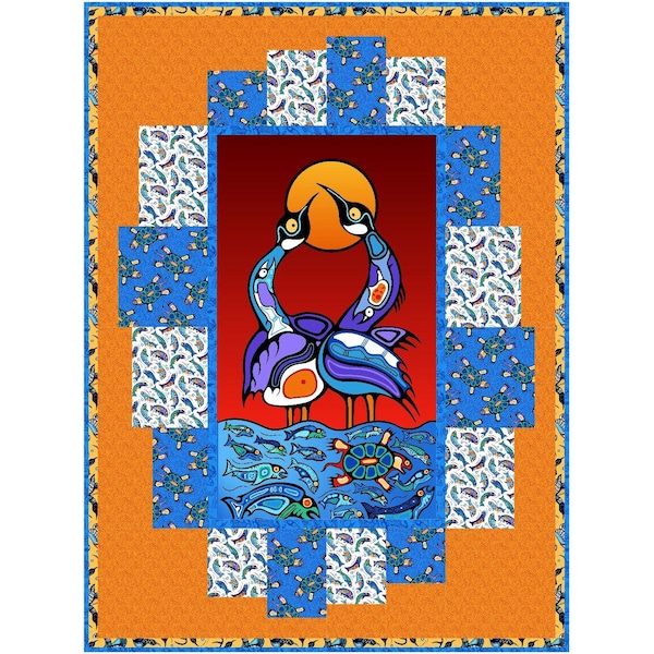Loon Panel Quilt Kit - Etsy
