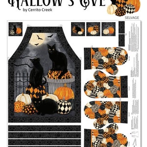 Northcott~hallows Eve~cat Damask~orange/black~cotton Fabric by the Yard ...