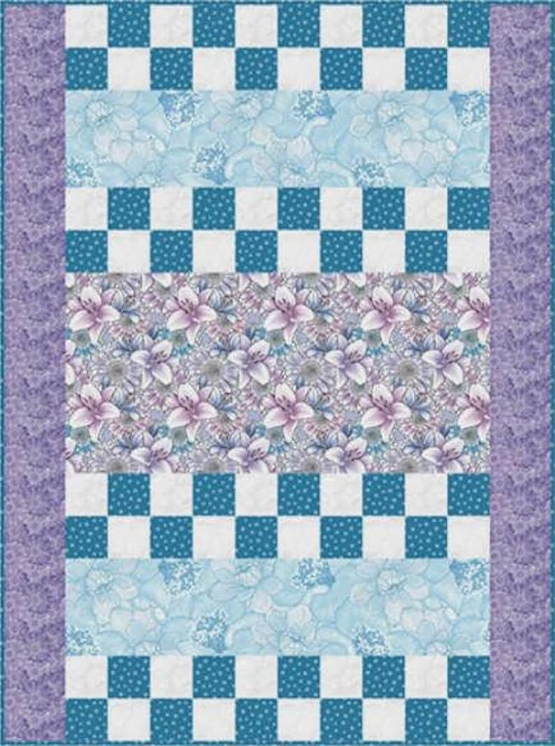 Benartex Begins With Mum Baby Breath Lake Cotton Fabric by the Yard or ...