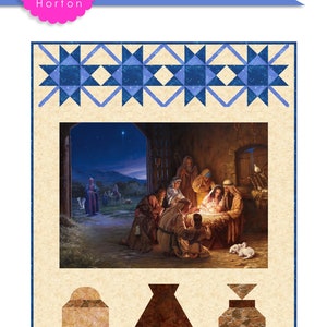 Quilt Kit~nativity~50" X 60" Mark Missman Nativity Panel Quilt ...