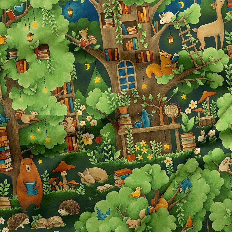 Forest Fabric - Etsy