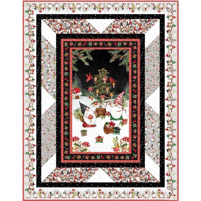 Quilt Fabric of Gnomes - Etsy