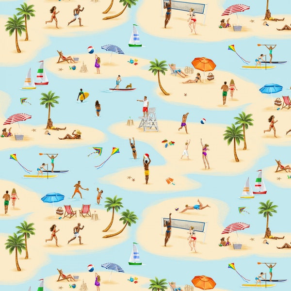 Beach Fabric - Etsy