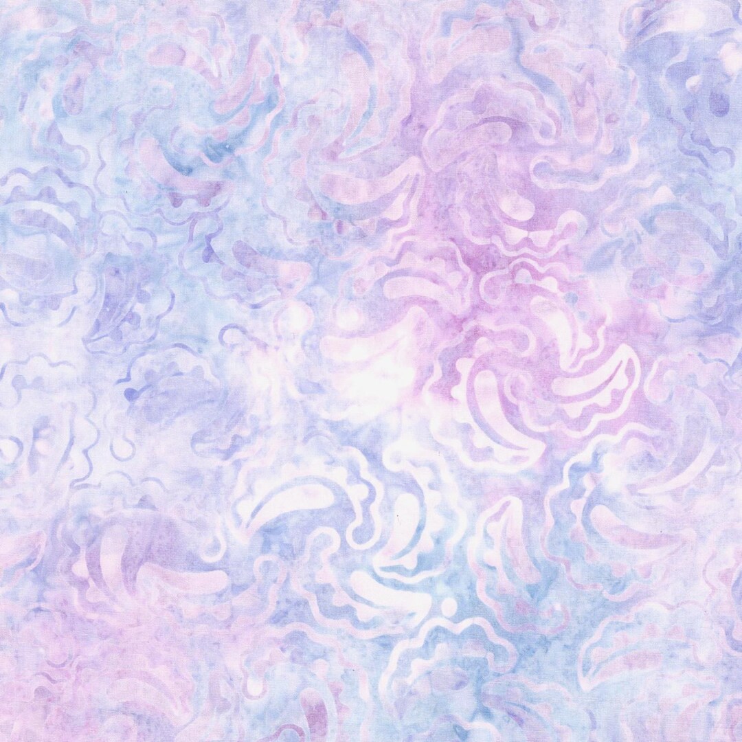 Wilmington Batiks Violet Crush Pot Stickers Creamy Pink Cotton Batik ...