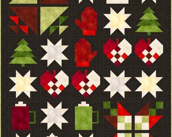 Quilt Kit~easy Star Panel~56" X 74" Winter Wonderland Panel Throw Quilt ...