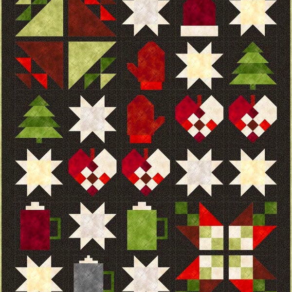 Winter Quilt Pattern - Etsy