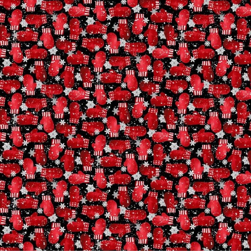 Red Christmas Fabric - Etsy