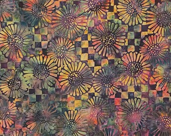 Sunset Blooms Fabric - Etsy