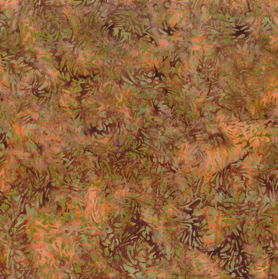 Banyan Batiks~bffs~sponge Toffee~cotton Batik Fabric by the Yard or ...