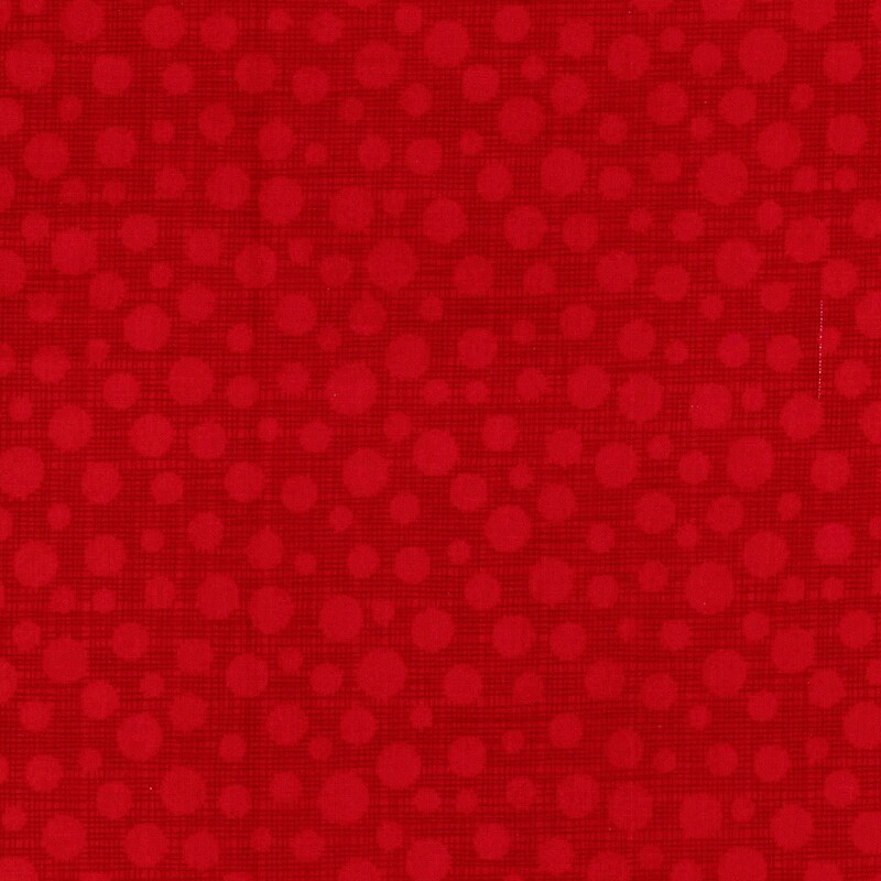 Red Dot Fabric - Etsy