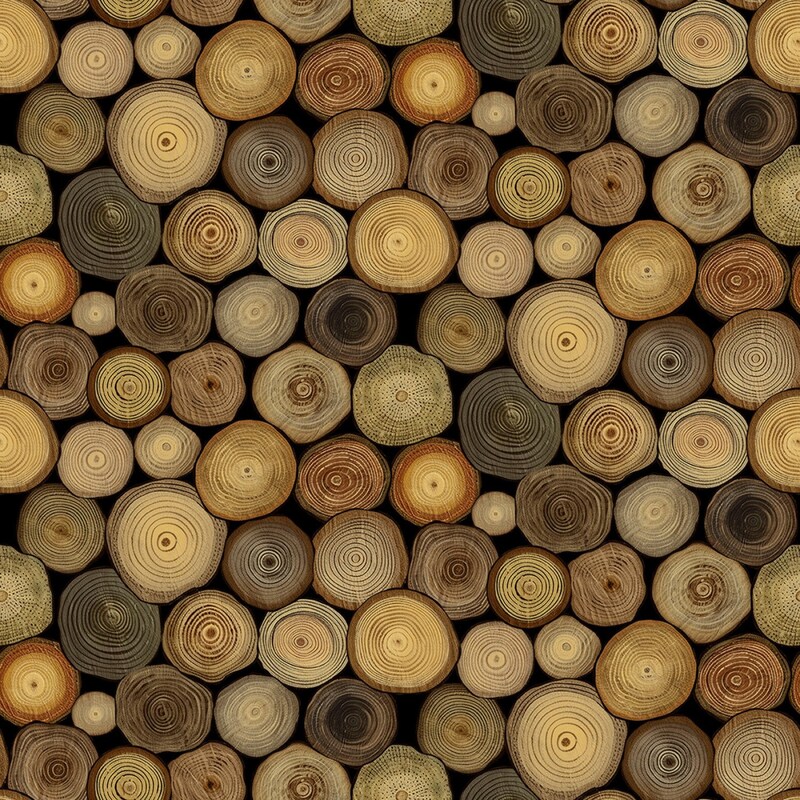 Wood Log Fabric - Etsy