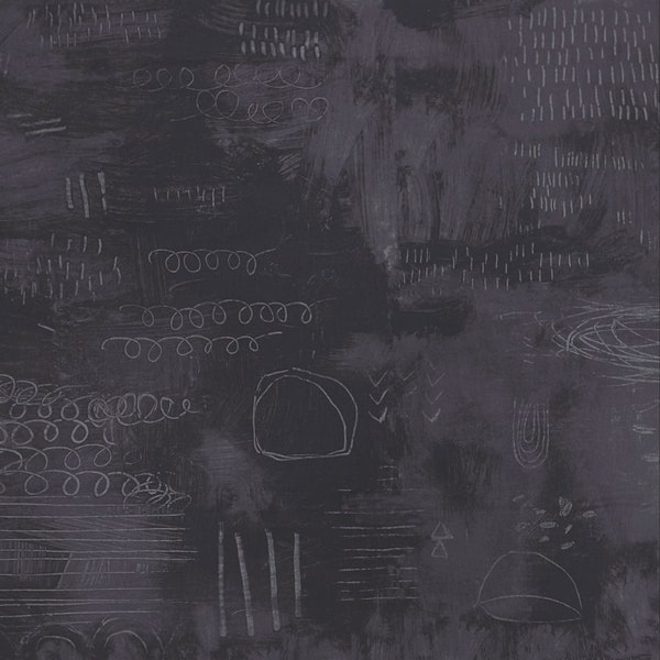 Scribble Fabric - Etsy