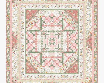 Quilt Kit~blue Smoke~95" X 105.5" Blues and Grays Batik Queen Size ...