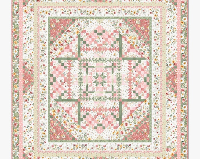 Starry Path 84" X 84" Quilt Kit With Daisy Days Fabrics Designed by ...