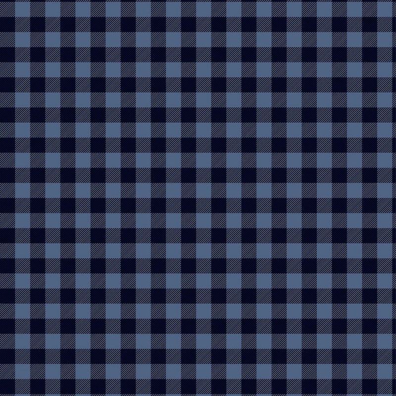 Blue Buffalo Plaid Fabric - Etsy
